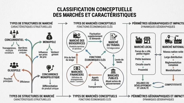 Quels sont les différents types de marchés et leurs caractéristiques ...